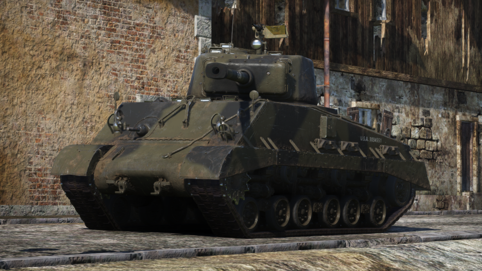M4a3 76W HVSS谢尔曼涂装 - 战争雷霆MOD下载_适配版本1.0-玩家动力
