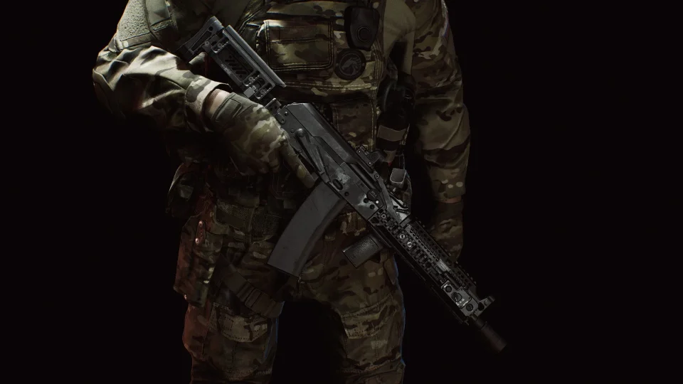严阵以待AK-105取代SLR47突击步枪v1.0下载-严阵以待模型外观mod-玩家动力