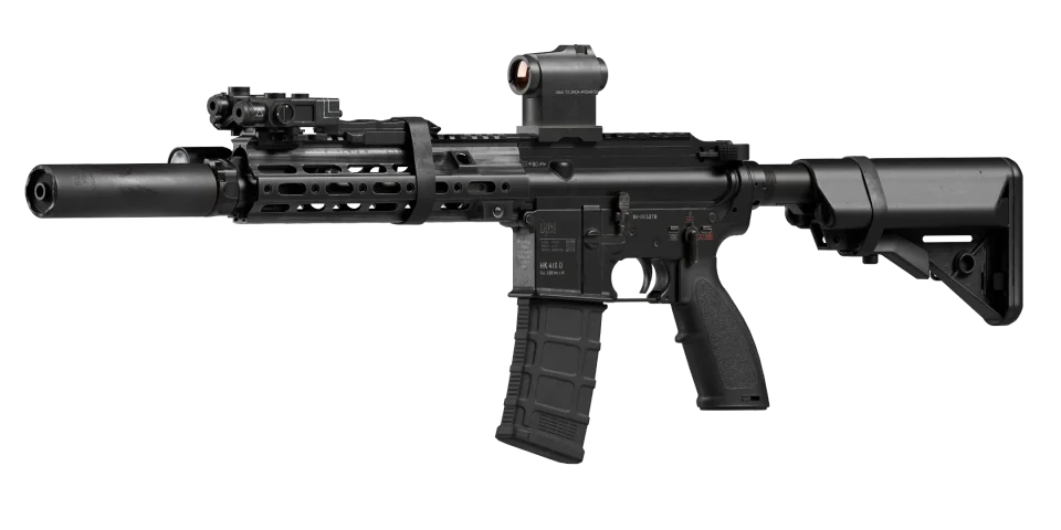 严阵以待HK416D SMR步枪v1.0下载-严阵以待模型外观mod-玩家动力