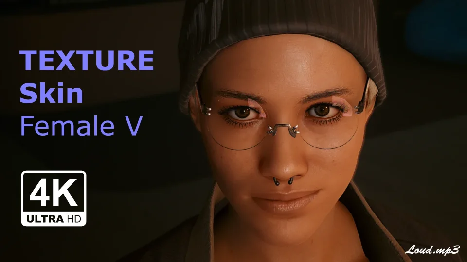 赛博朋克2077女性V的皮肤纹理增强mod下载-赛博朋克2077mod-玩家动力