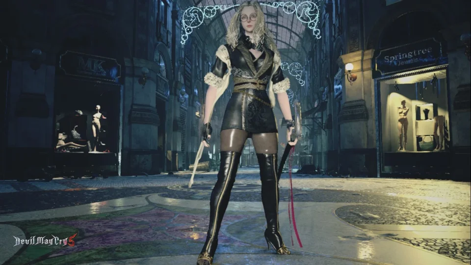 鬼泣5女性服装和角色替换了维吉尔v1.0下载-鬼泣5模型外观mod-玩家动力