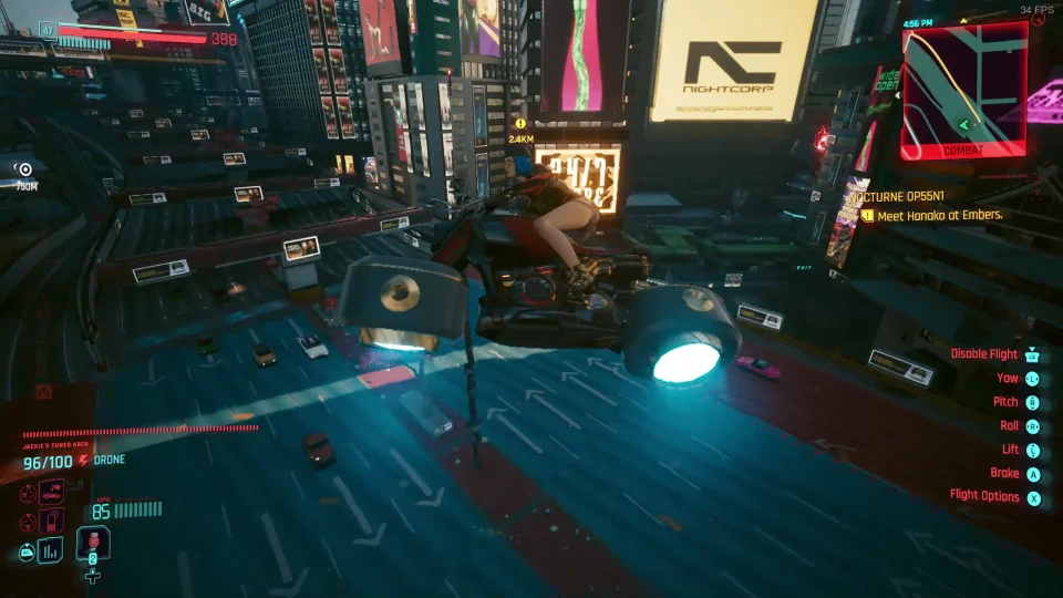 赛博朋克2077让所有车辆飞行【核心】v25.8.29号更新下载-赛博朋克2077游戏功能mod-玩家动力