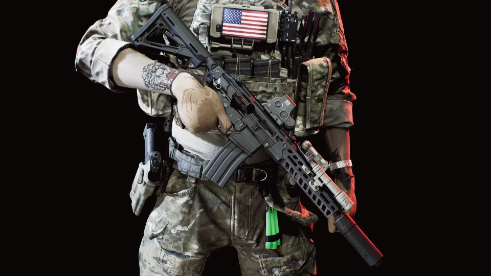 严阵以待SIG MCX Spear LT步枪v1.0下载-严阵以待模型外观mod-玩家动力